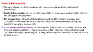 Biomaterials ...