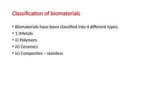 Biomaterials ...