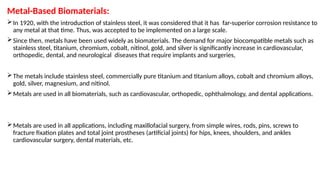 Biomaterials ...