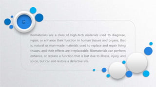Biomaterials | PPTX