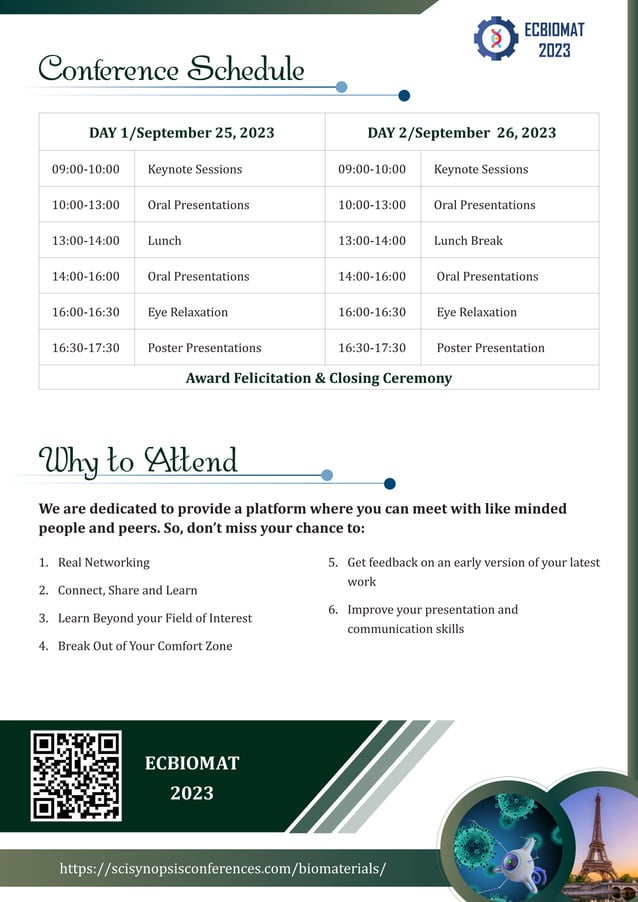 Biomaterials 2023_Brochure.pdf | Business Expos & Conferences | Events