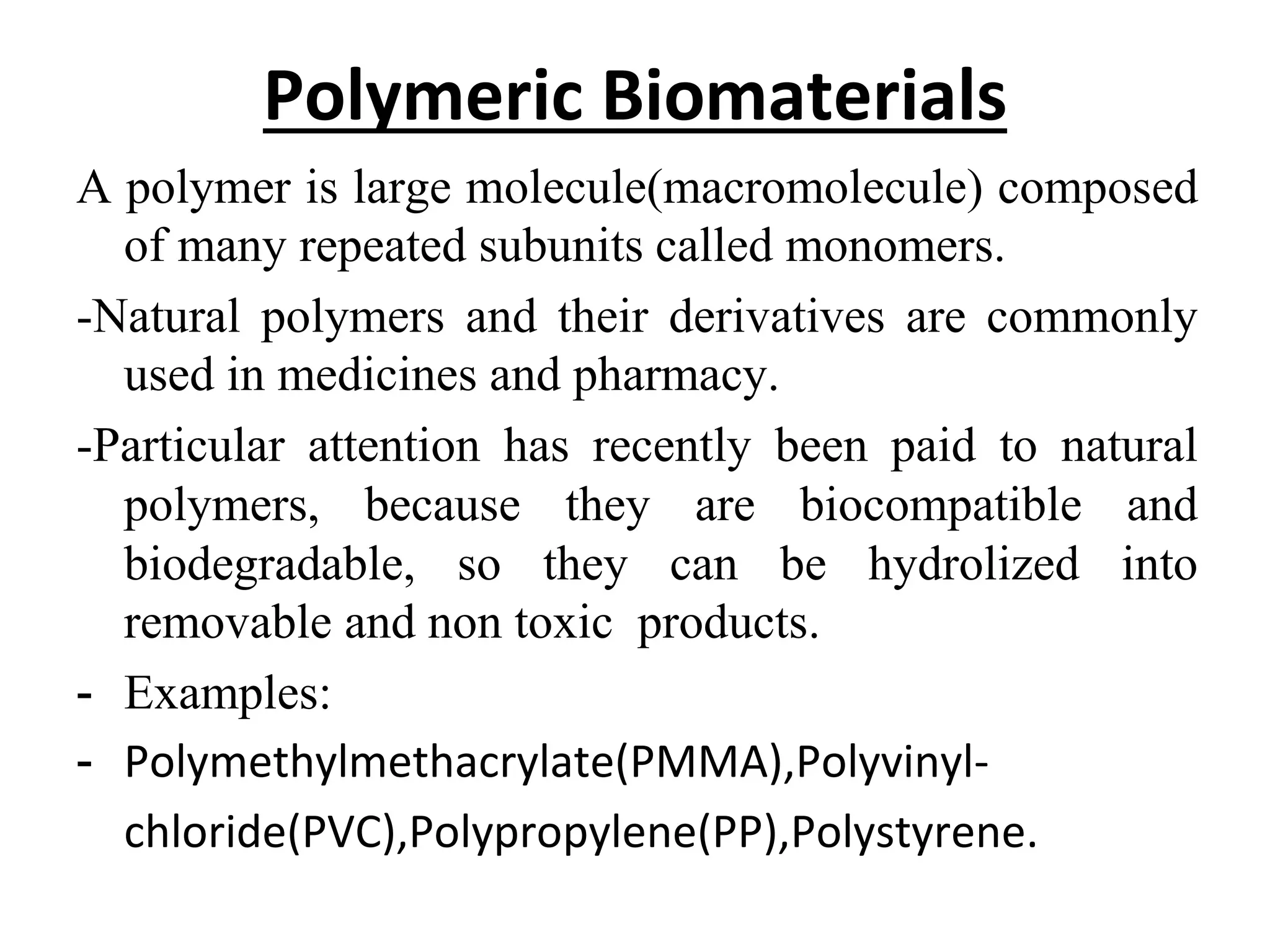 Evolution of Bio-materials and applications | PPTX