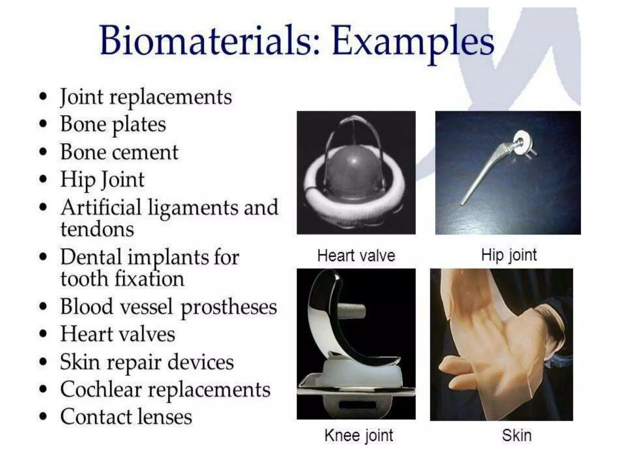 Evolution of Bio-materials and applications | PPTX