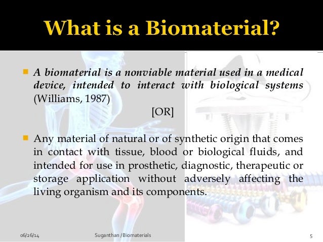Biomaterials – an overview