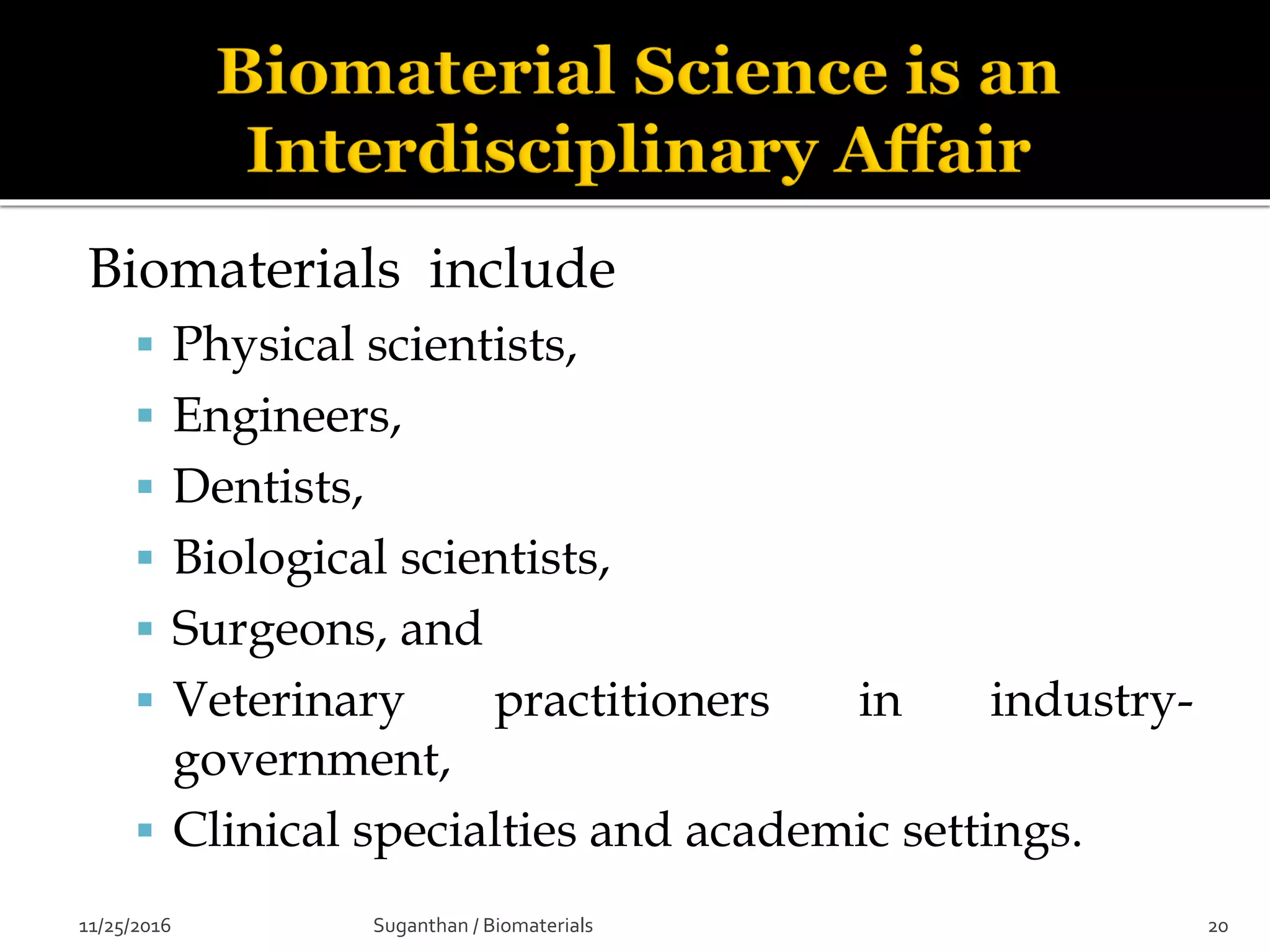 Biomaterials Science Overview | PDF