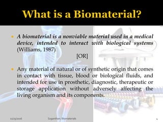 Biomaterials Science Overview | PDF