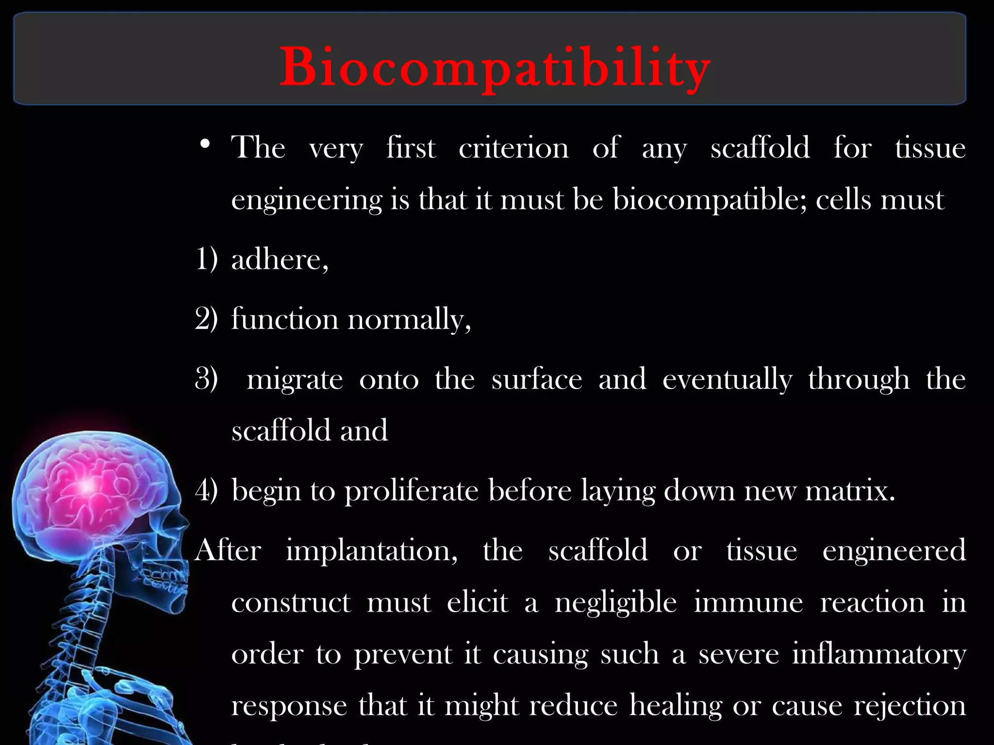 Biomaterials for tissue engineering slideshare | PPT