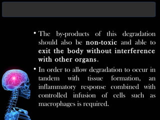 Biomaterials for tissue engineering slideshare | PPT