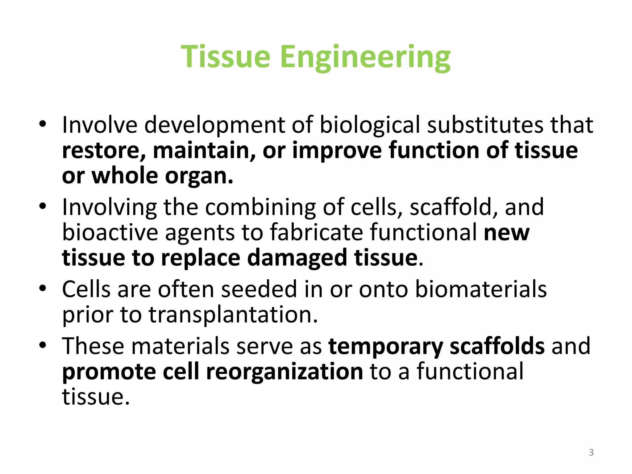 Introduction to Biomaterials | PPTX