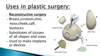 Biomaterials in plastic surgery | PPTX