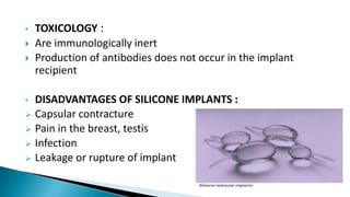 Biomaterials in plastic surgery | PPTX