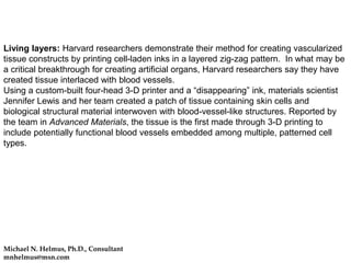 Biomaterials in the sustainability of regenerative medicine | PPT