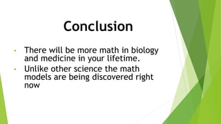 Biomathematics | PPTX
