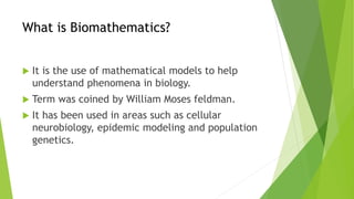 Biomathematics | PPTX