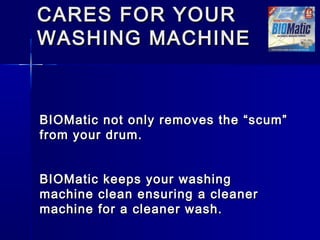 BIOMatic Washing Powder - Detergent | PPT
