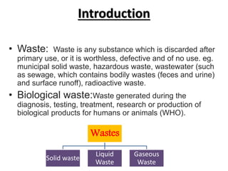Biomdical waste SEM4 PAPER3 MITHIBAI COLLEGE | PPTX | Infectious ...