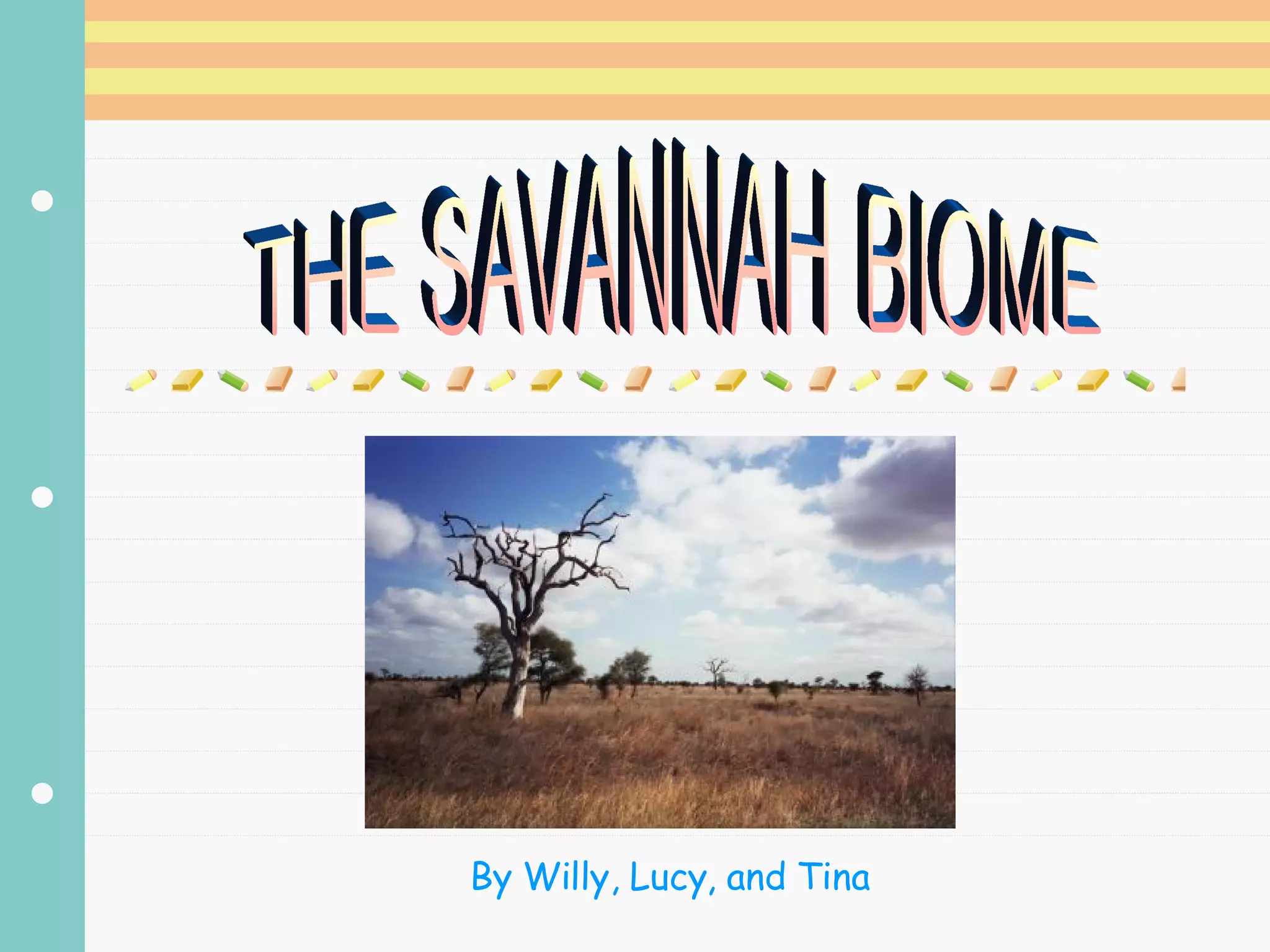 Biome Savannah Presentation | PPT