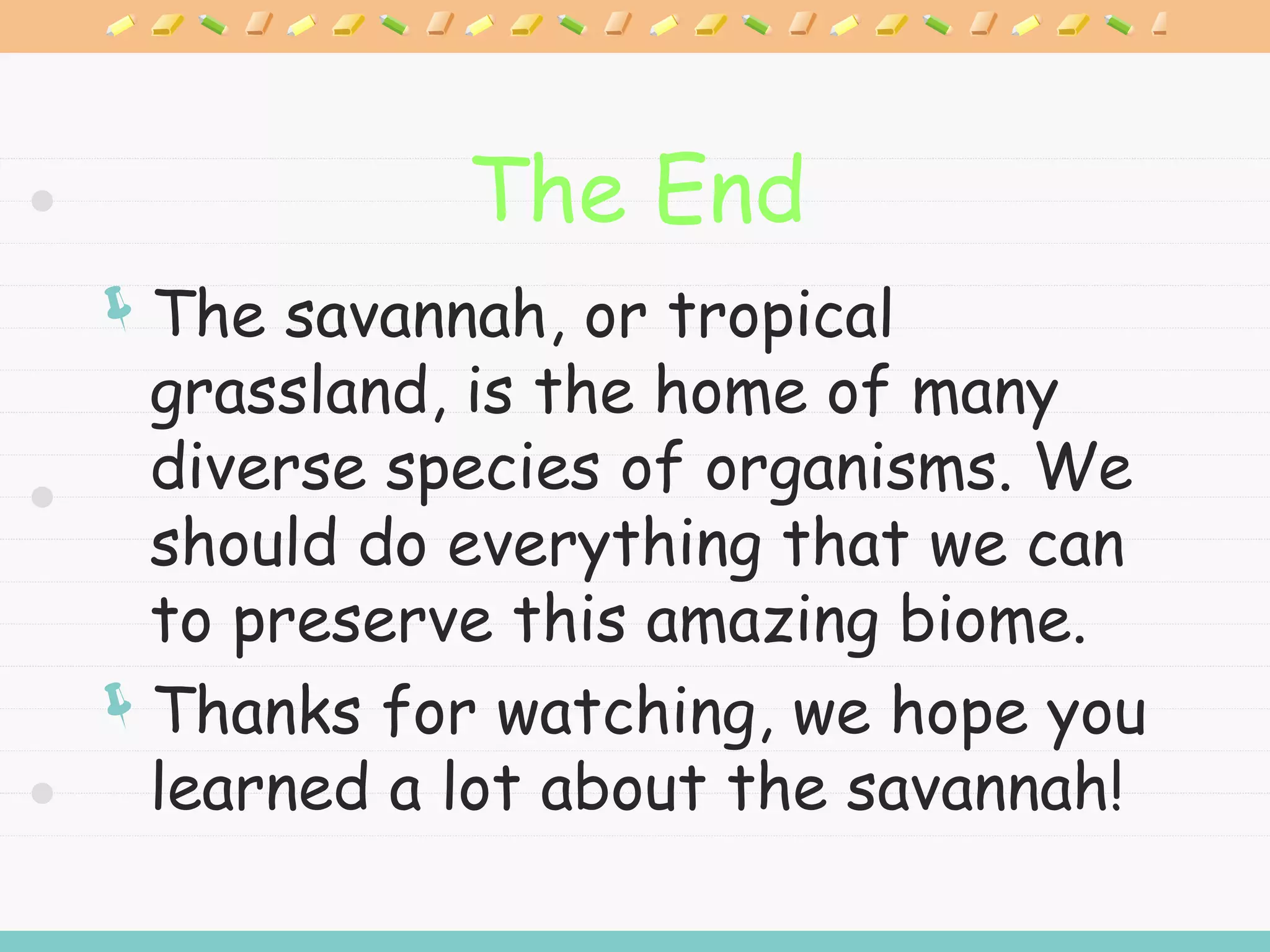 Biome Savannah Presentation | PPT