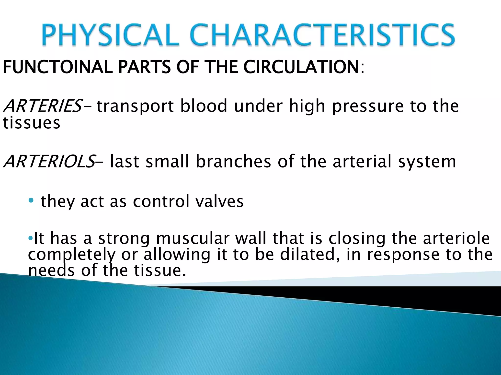 Biomecanics of circulation | PPTX