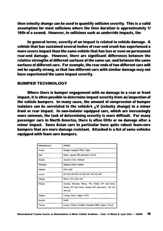 N - Motor Vehicle Accident Reconstruciton and Biomechanical Physics | PDF