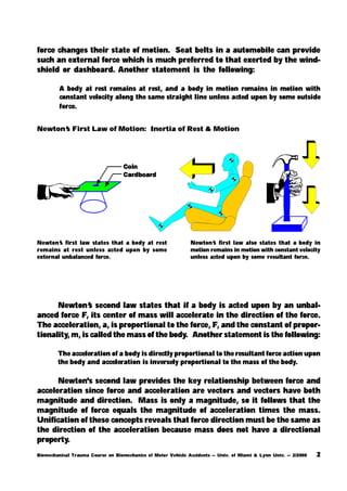 N - Motor Vehicle Accident Reconstruciton and Biomechanical Physics | PDF