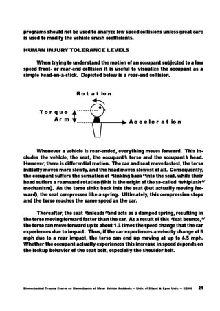 N - Motor Vehicle Accident Reconstruciton and Biomechanical Physics | PDF
