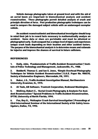 N - Motor Vehicle Accident Reconstruciton and Biomechanical Physics | PDF