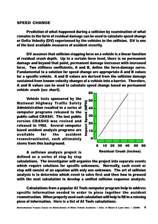 N - Motor Vehicle Accident Reconstruciton and Biomechanical Physics | PDF