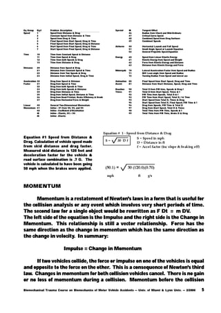 N - Motor Vehicle Accident Reconstruciton and Biomechanical Physics | PDF