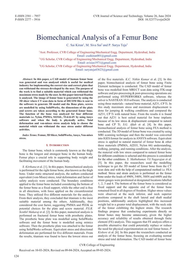 Biomechanical Analysis of a Femur Bone by CSK.pdf