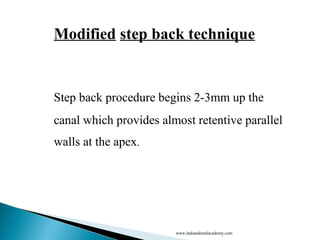 Biomechanical preparation of root canal / dental implant courses | PPT