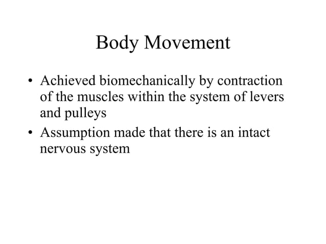 Biomechanical Principles 2009 | PPT