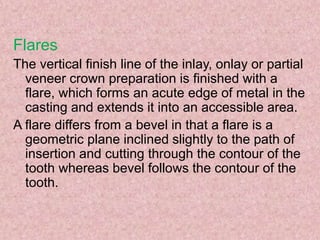 Biomechanical principles of TOOTH PREPARATION | PPTX