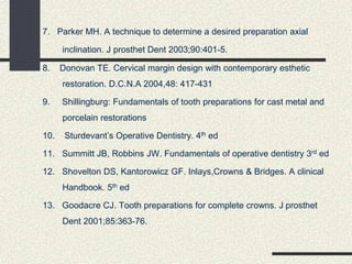 Biomechanical Principles of Tooth Preparation in FPD.ppt