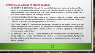 Biomechanical problems associated with free end saddle dentures | PPTX ...