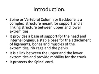 Biomechanich of the spine ppt (2) | PPTX