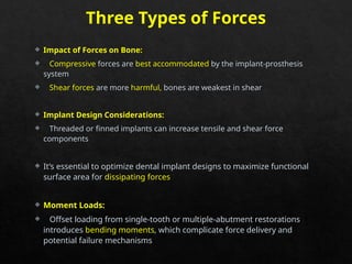 Biomechanic in Implant Dentistry (4th Ed, Carl Misch) | PPTX