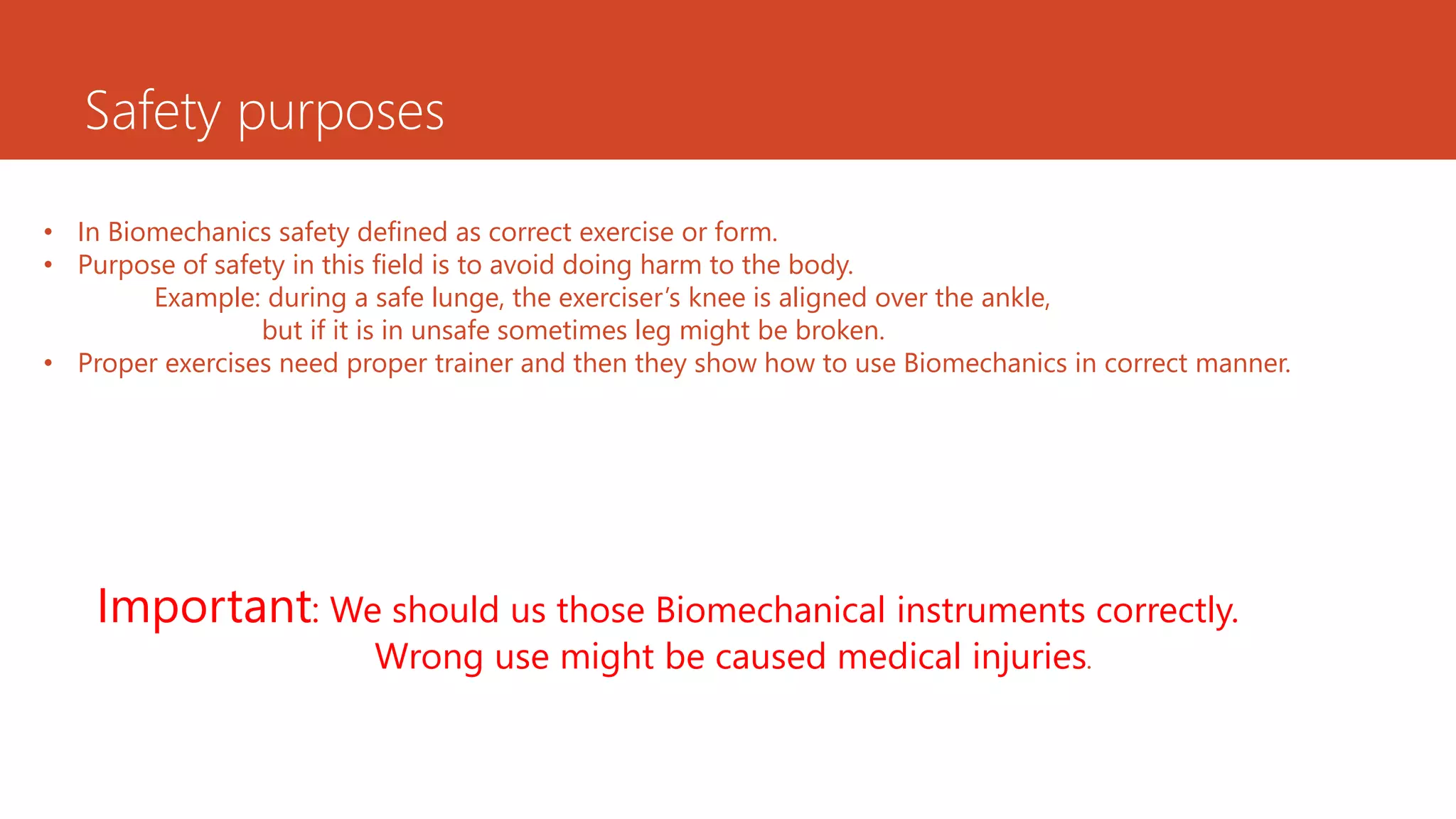 Introduction to Biomechanics | PPTX