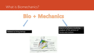 Introduction to Biomechanics | PPTX