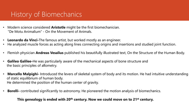 Introduction to Biomechanics | PPTX