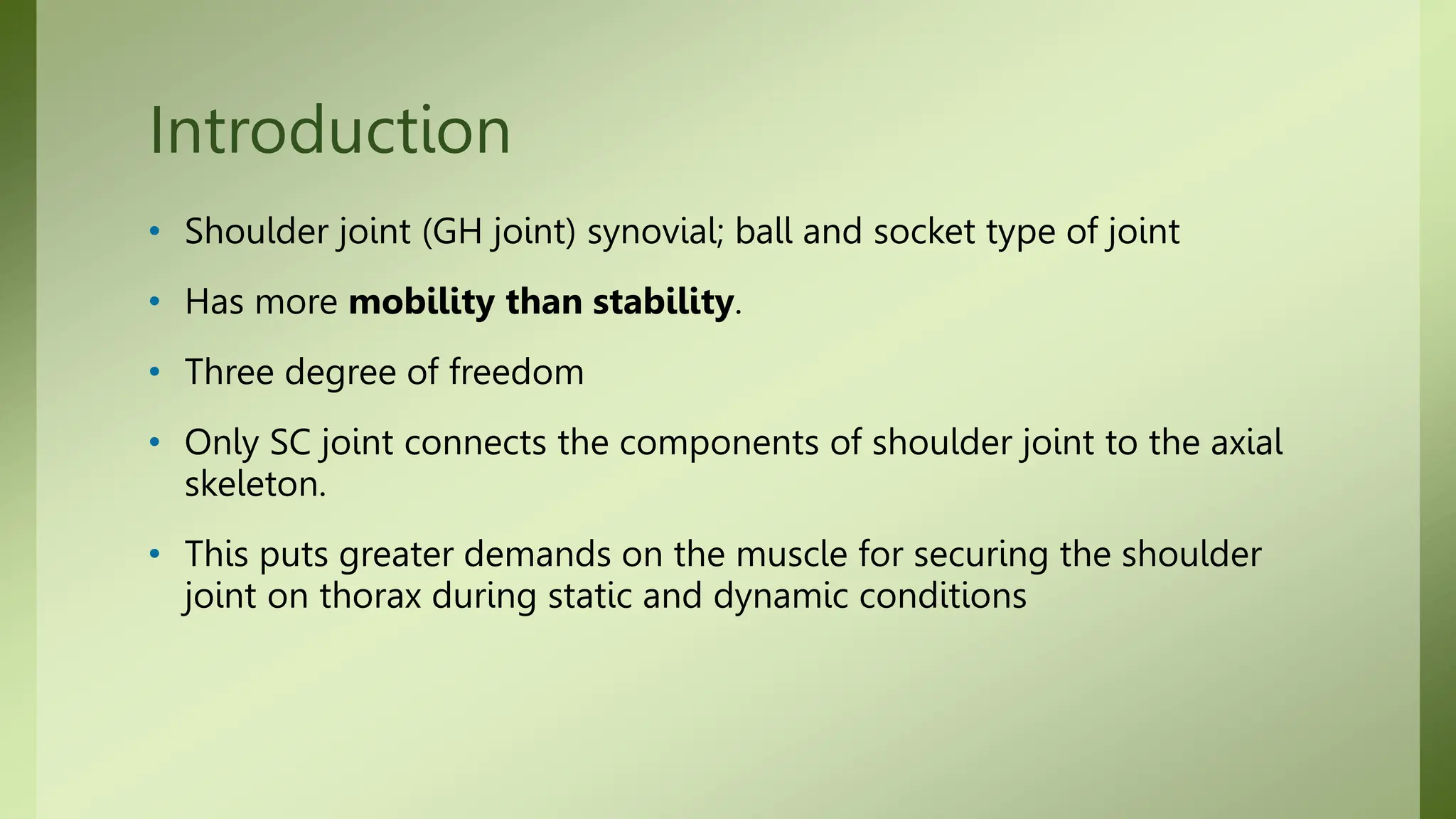 Biomechanics- Shoulder Joint!!!!!!!!!!!! | PPTX