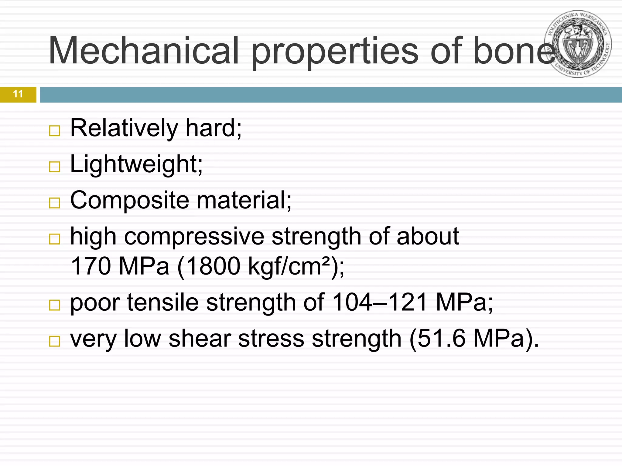 Biomechanics of Bones | PPTX