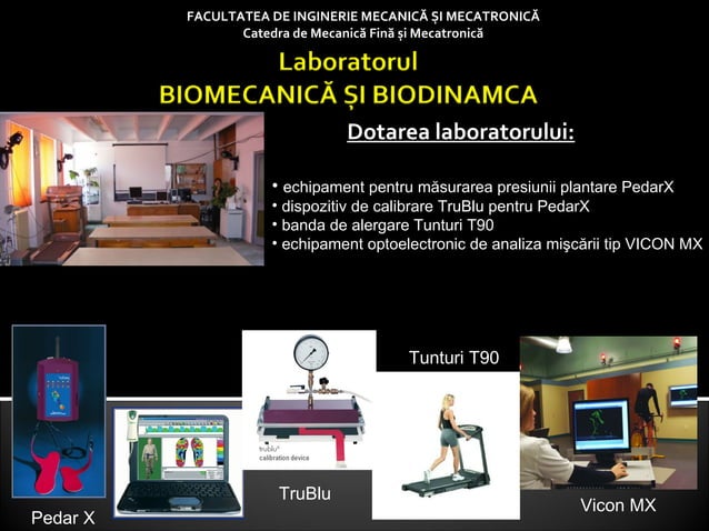 laborator Biomecanica si biodinamica 1 | PPT