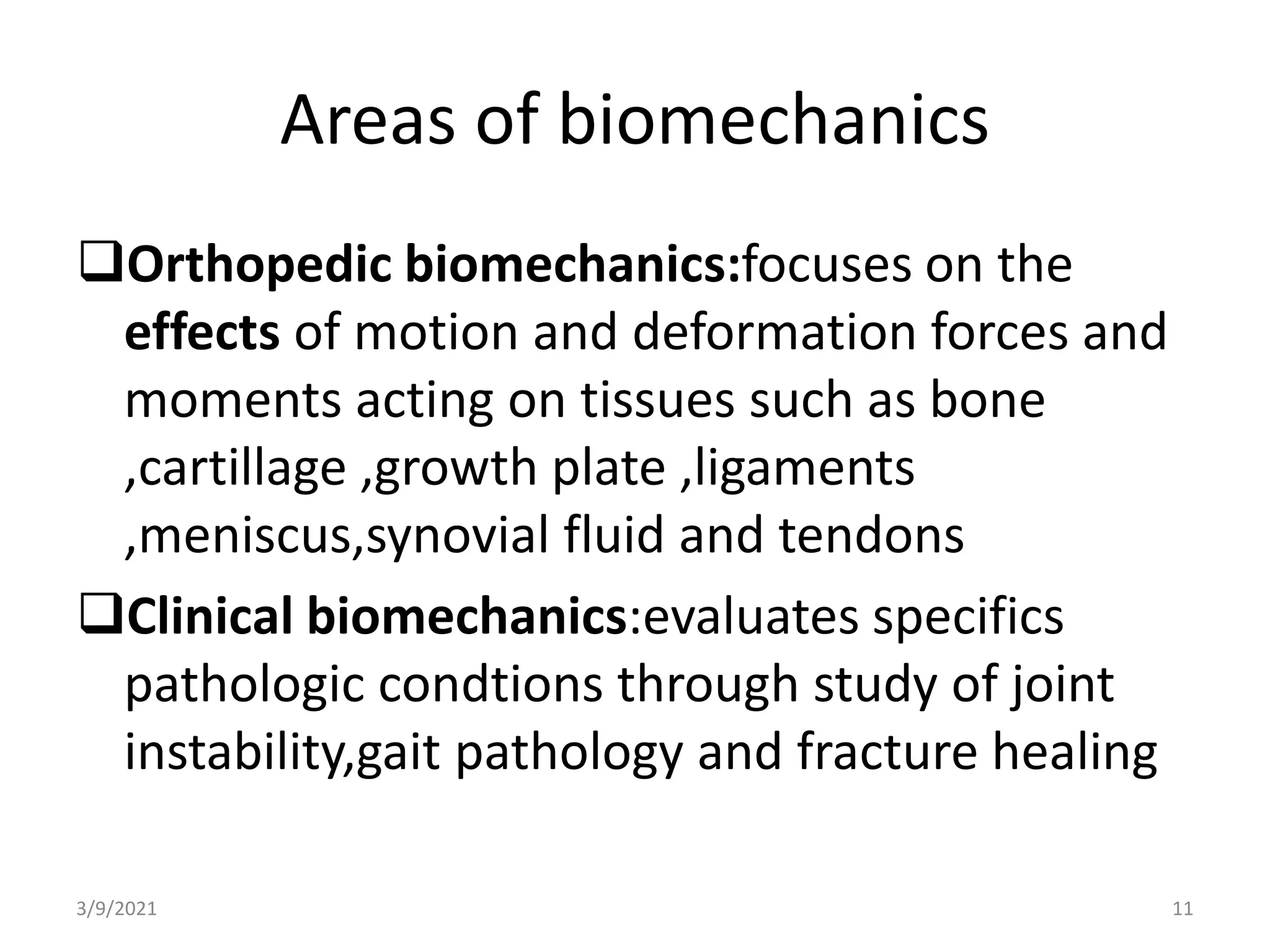 Biomechanics and Biomaterials in orthopedic | PPTX