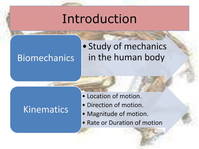Biomechanics and it’s economic advantages | PPT