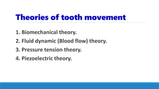 Biomechanics and mechanics of tooth movement | PPTX