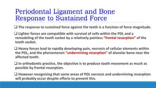 Biomechanics and mechanics of tooth movement | PPTX