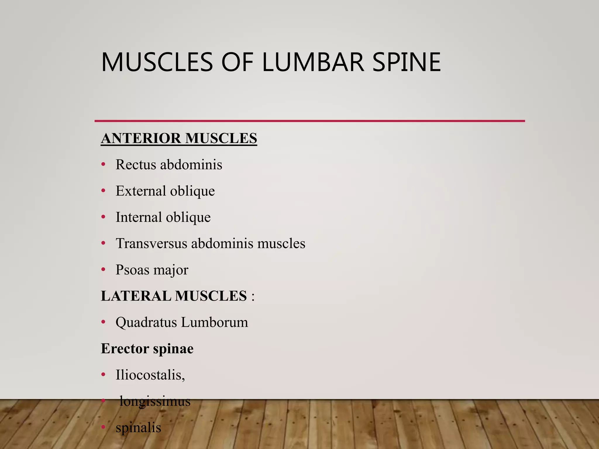 Biomechanics and pathomechanics of lumbosacral joint | PPTX