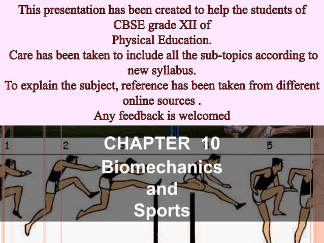 Biomechanics and Sports | PPTX | Physics | Science