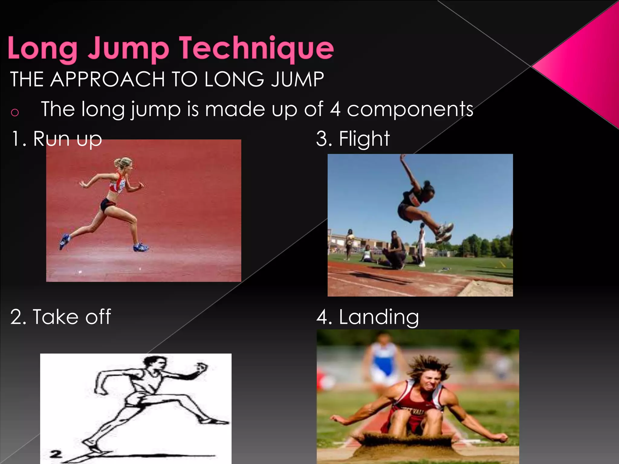 Biomechanics for long jump 2013 term 3 | PPTX